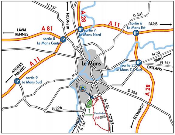 Le Mans 24hr ACO. Circuit Maps, Race Tickets, Camping, Hospitality ...